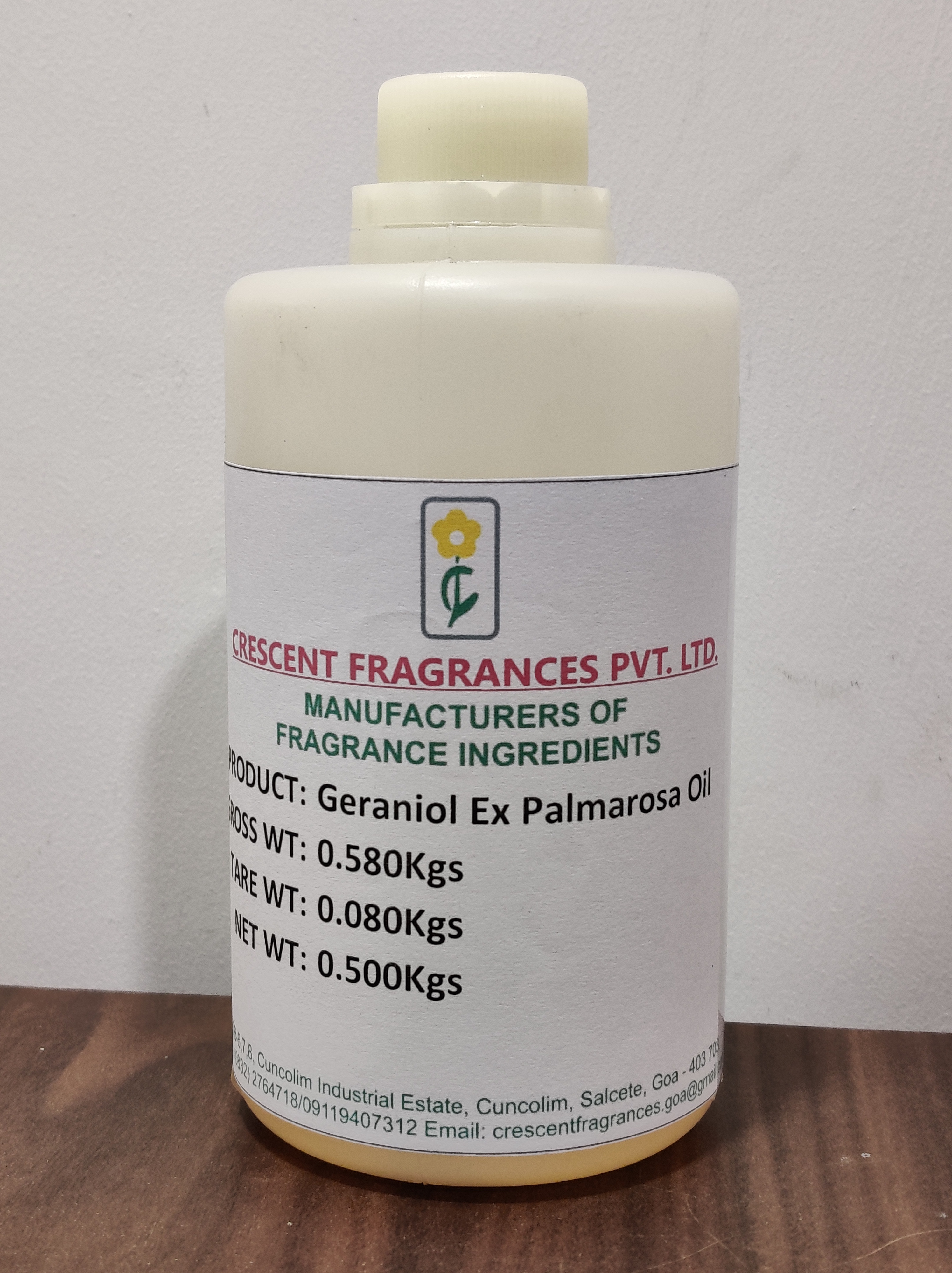 GERANIOL EX PALMAROSA NATURAL OIL – Crescent Fragrances Pvt. Ltd.